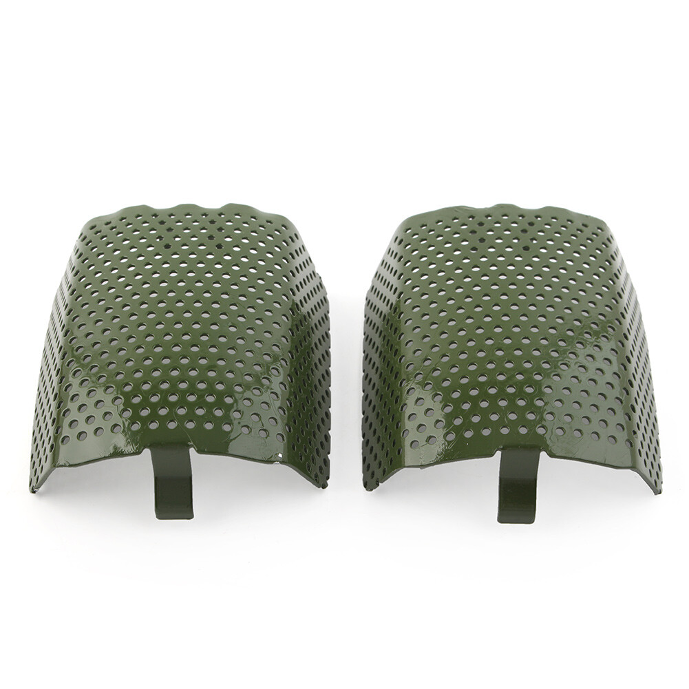 2x Green Steel Front Caliper Screen Inserts For Harley V-Rod & Touring ...
