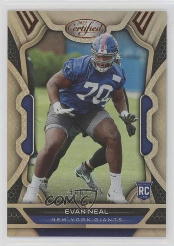 2022 Certified Rookies Mirror Bronze /275 Evan Neal #151 Rookie RC | eBay