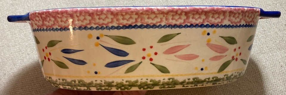 Temptations Old World Confetti Bakeware 2qt Oblong Casserole w/Lid | eBay