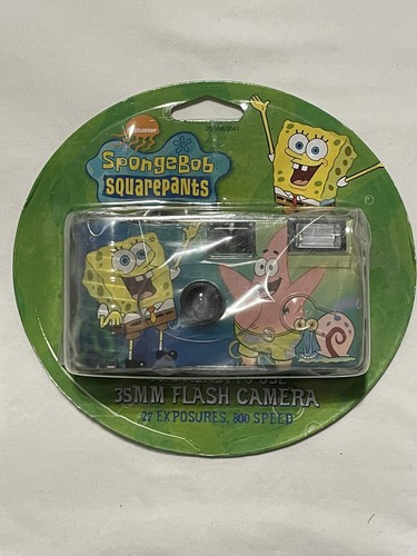Nickelodeon SpongeBob SquarePants One Time Use 35MM Flash Camera NEW ...