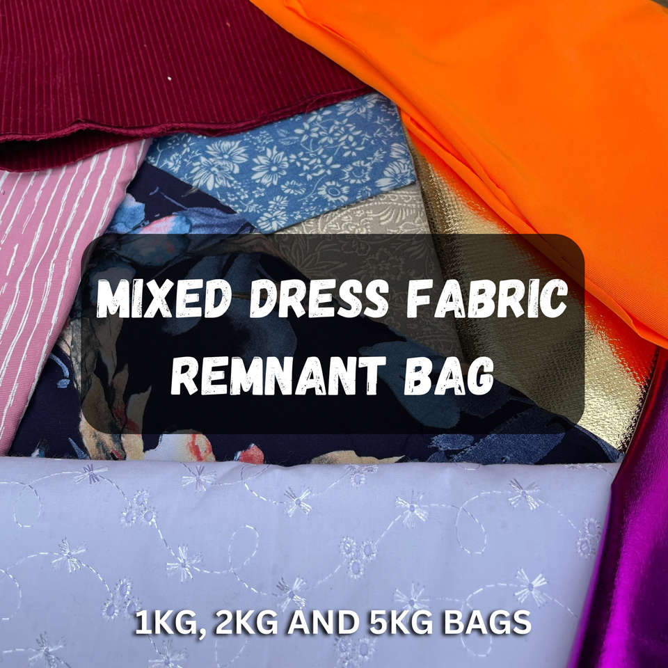 CLEARANCE Mixed Remnants Scraps Cut Offs Bundle Fabric Material 1kg 2kg ...