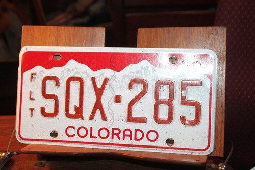 2000 Colorado License Plate Commercial Fleet SQX-285 | eBay