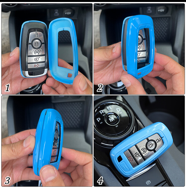 Remote Key Fob Cover Keyless Case Shell Protector For Ford F150 18 ...