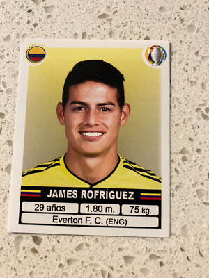 2021 Copa America James Rodriguez Sticker Colombia | eBay
