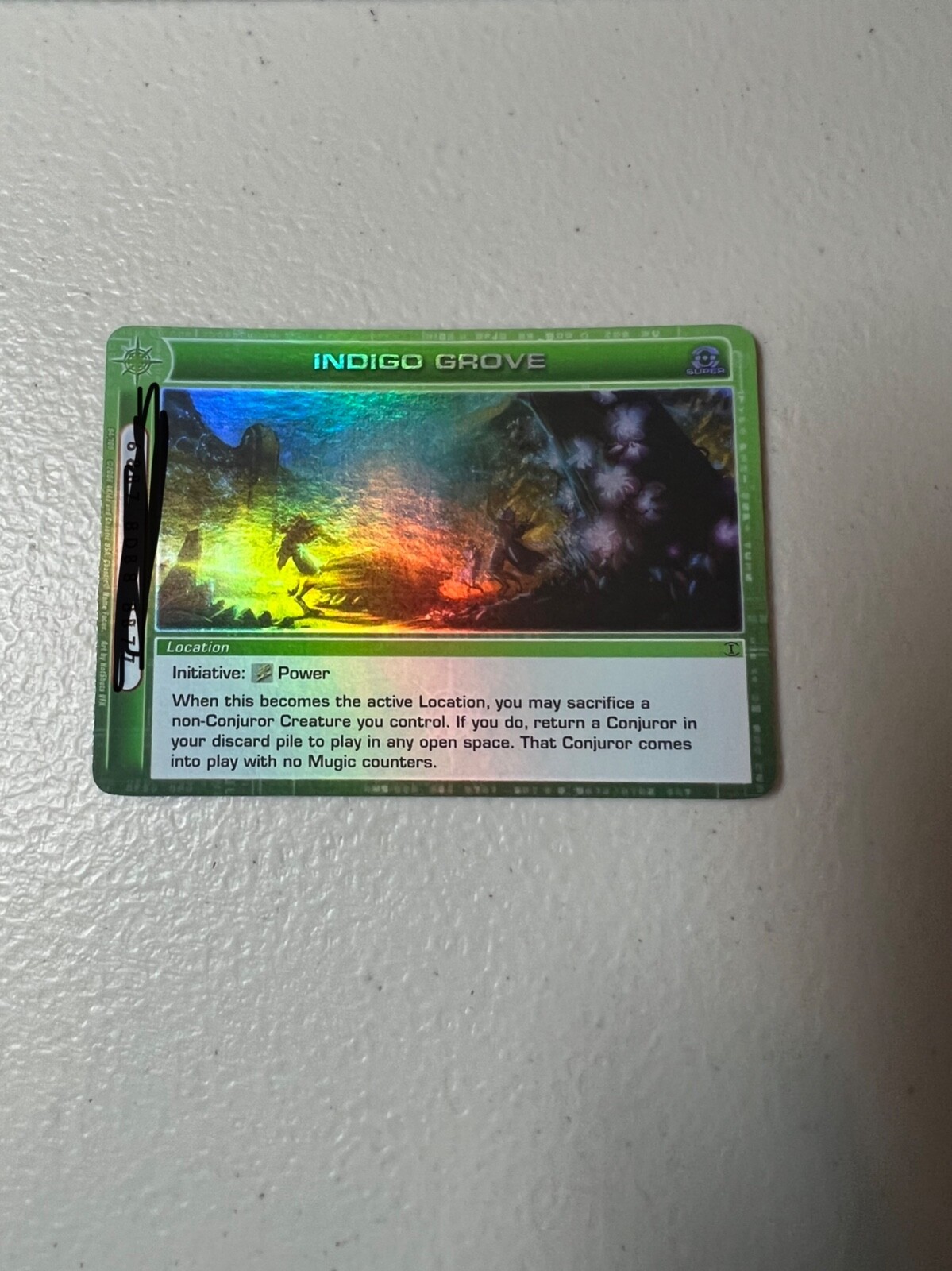 Chaotic 94/100 Indigo Grove Super Rare Holo Foil Location Card | eBay
