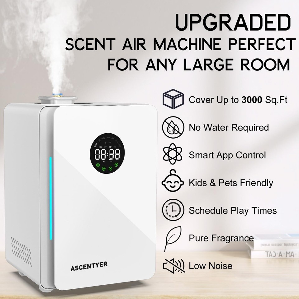HVAC Scent Diffuser Whole House, Waterless Cold Air Diffuser,Scent Air ...