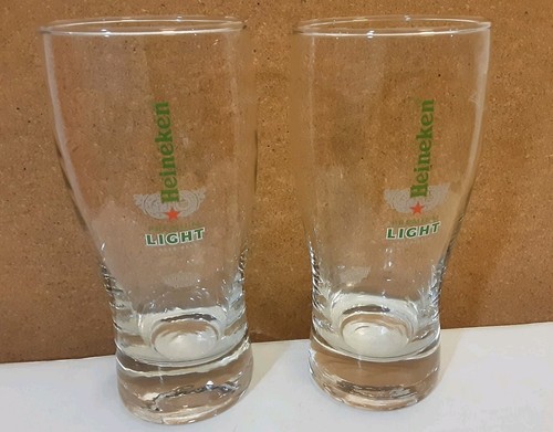 HTF Mint 2000 NOS Lot Set 2 Heineken Light Red Star Logo 0.25 Liter ...