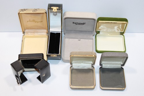 Lot of 7 Vintage Jewelry Display Boxes for Bracelets Necklaces #0121 | eBay