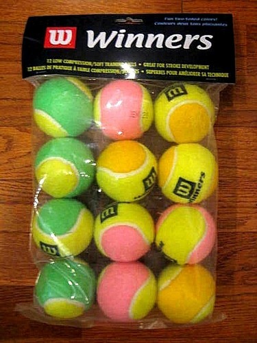 WILSON WINNERS LOW COMPRESSION TENNIS BALLS - 12 Pack | eBay