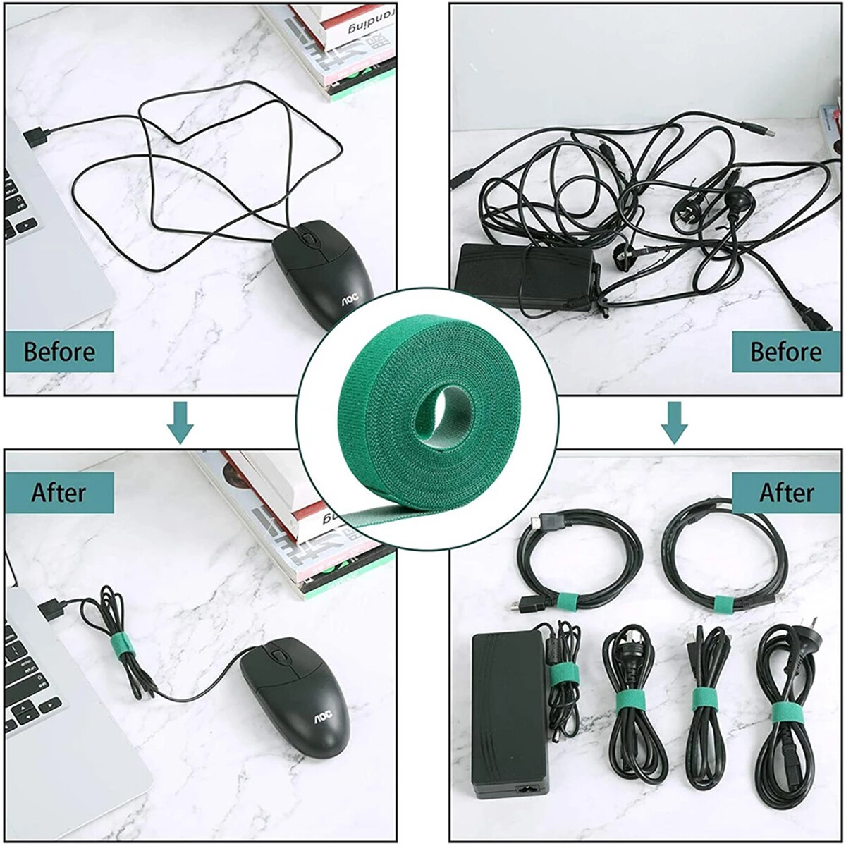 3X Garden Plant Bag Cables Twine Coated Twist Cable Tie Wire Reusable ...