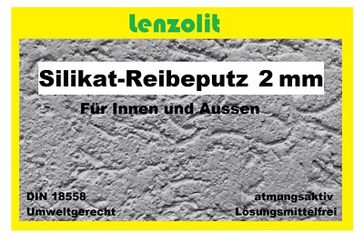 300 kg SilikatReibeputz 2mm Faschenputz Rillenputz Strukturputz ...