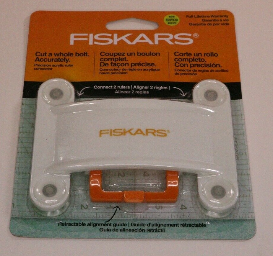 Fiskars Precision Acrylic Ruler Connector 187690 - 1001 for sale online ...