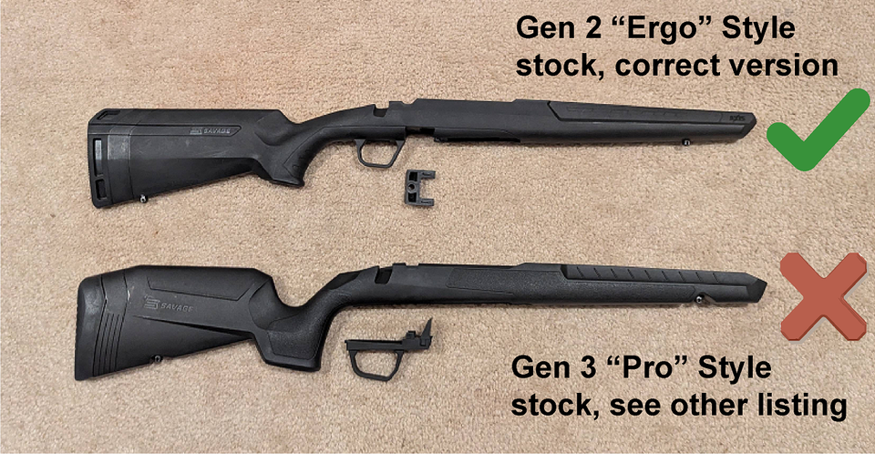 Savage Axis AICS Magazine Kit - DBM Conversion - Short Action - Black ...