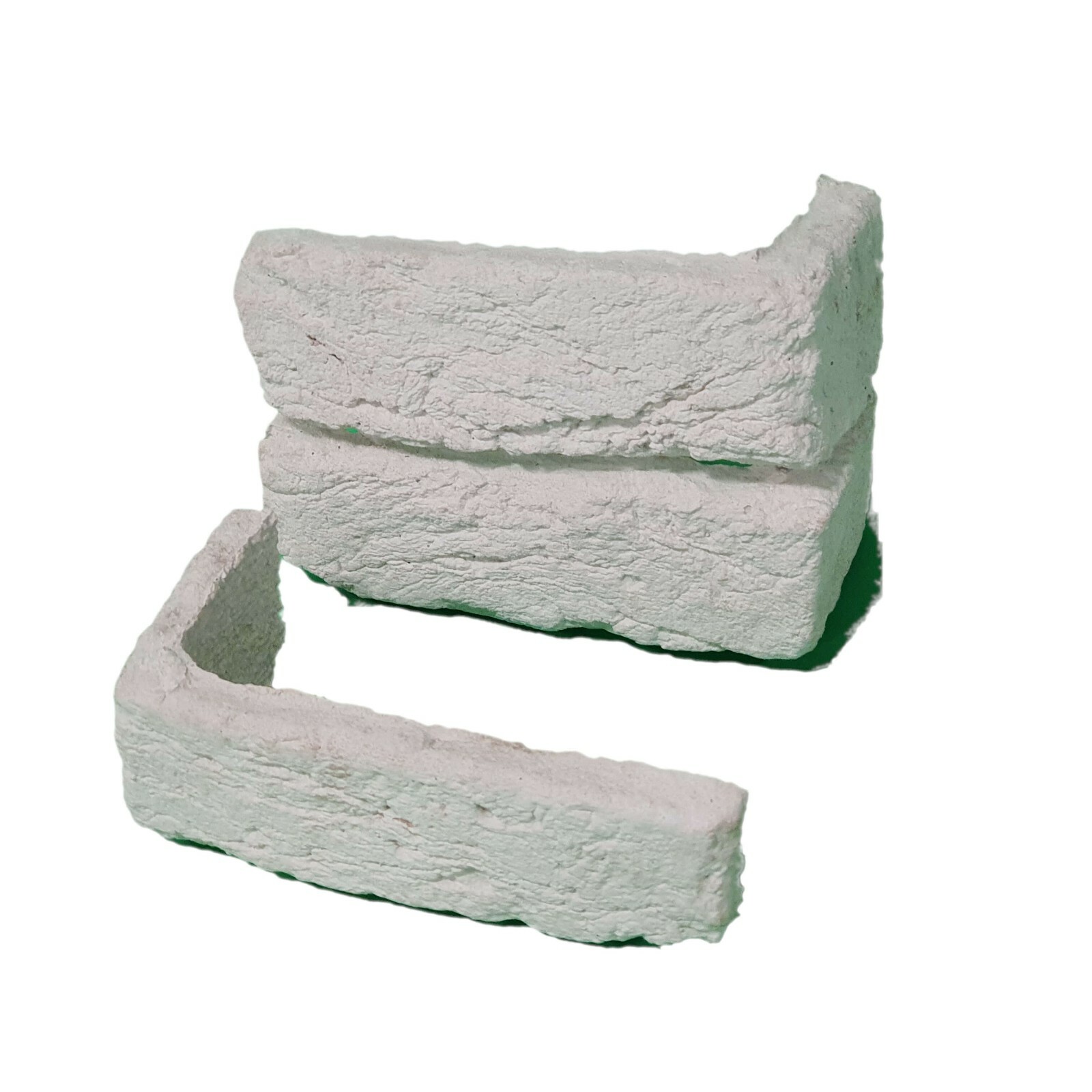 Rogerstone White Decorative Wall Cladding Slate Stone Tile Slips Brick ...