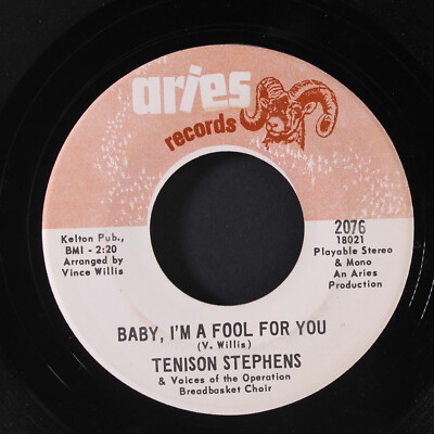 TENISON STEPHENS: hurry change / baby, i'm a fool for you ARIES 7 ...