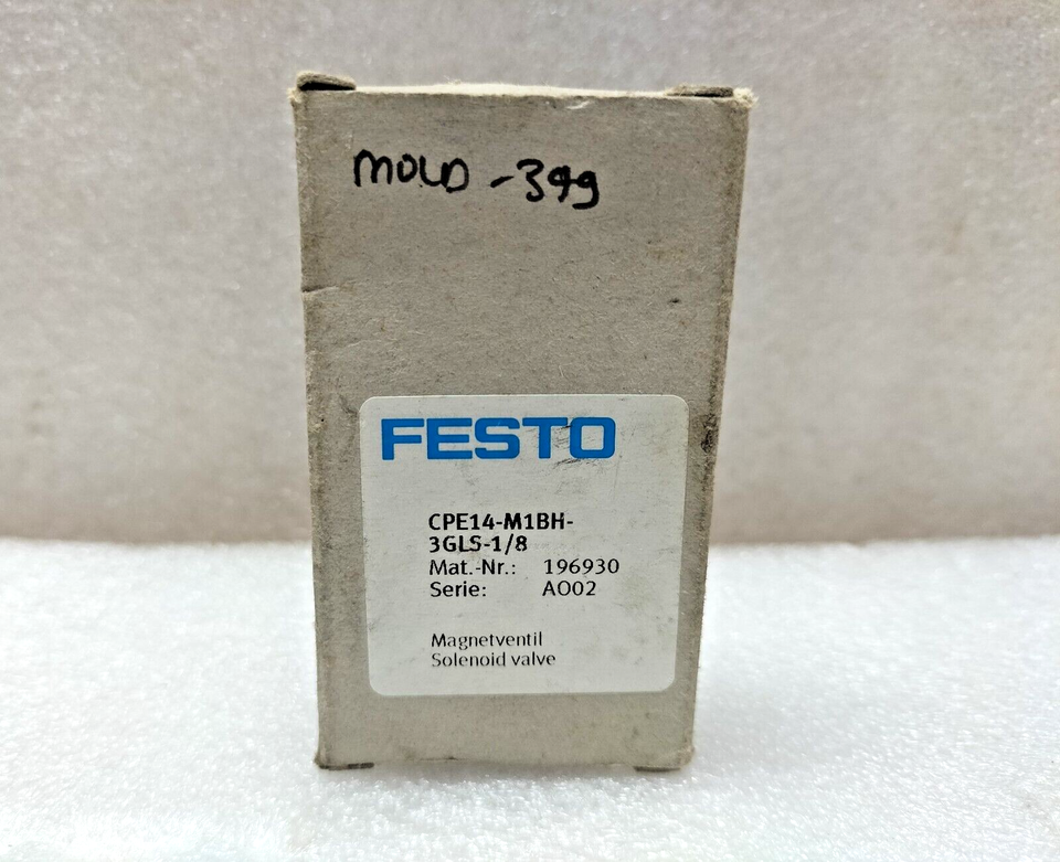FESTO CPE14-M1BH-3GLS-1/8 SOLENOID VALVE 196930 | eBay