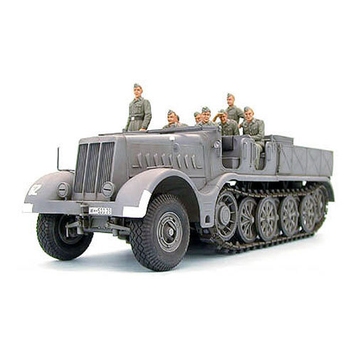 TAMIYA 35239 German 18 Ton Half-track Famo 1:35 Military Model Kit ...