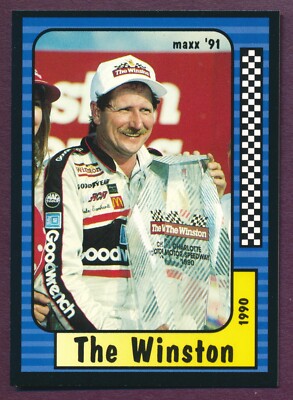 RIP Dale Earnhardt Sr 1991 Maxx Collection Winston #179/240 MINT NASCAR ...