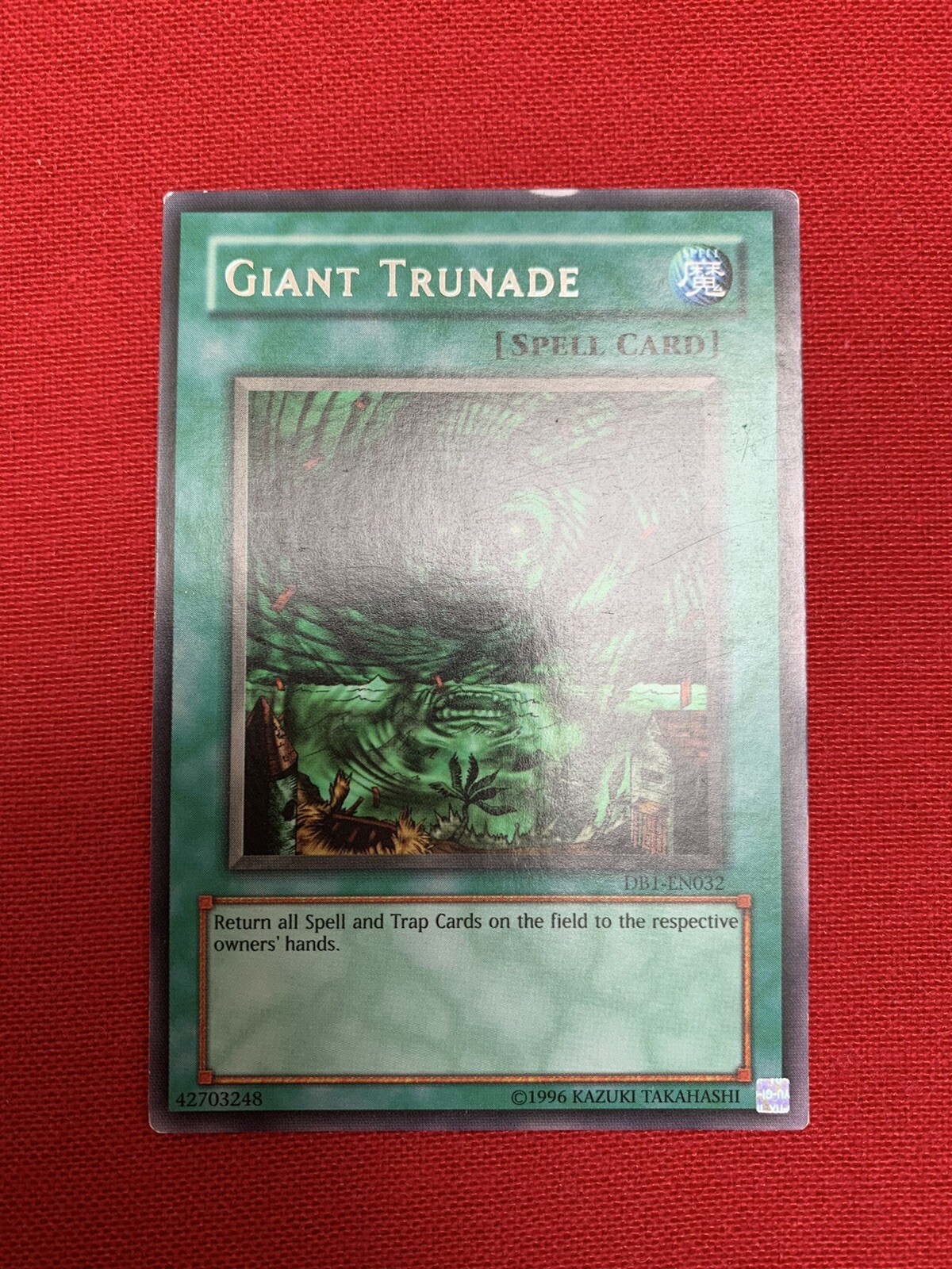 Giant Trunade (DB1-EN032) Yu-Gi-Oh! Spell Card | eBay UK