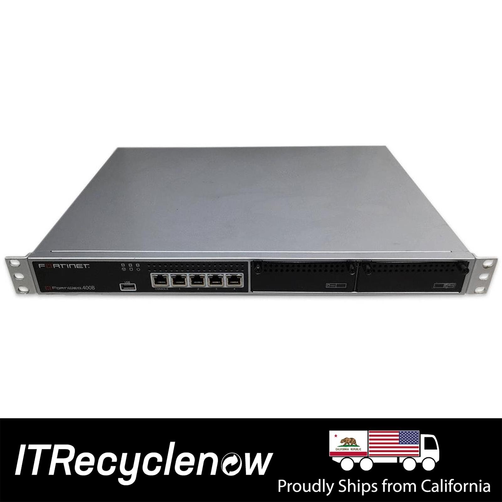 Fortinet VPN Firewall Network Security Appliance FortiDB-400B w/ 500GB ...