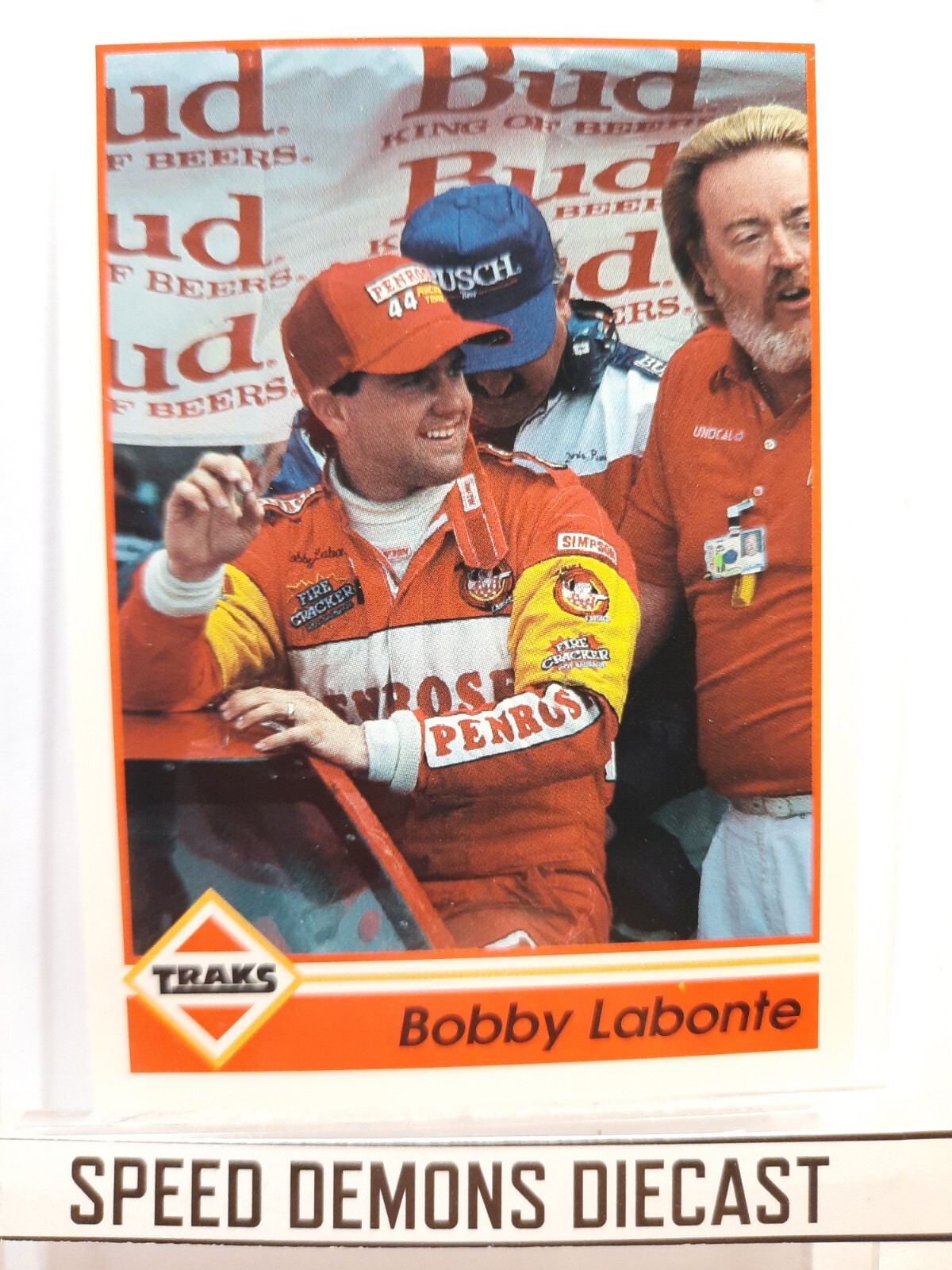 1992 Traks Nascar Bobby Labonte Trading Card #44 | eBay