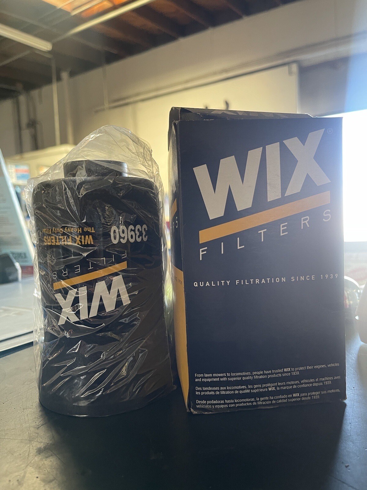 WIX 33960 - Fuel filter cross reference