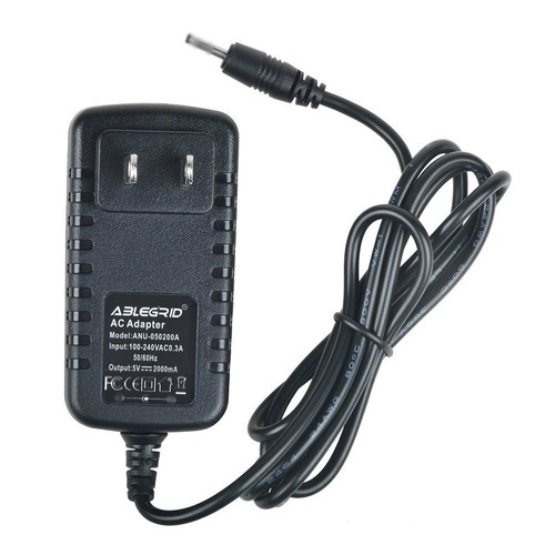 5V 2A AC-DC Adapter Charger For Ematic EGM003BL EGM003 7" Tablet PC ...
