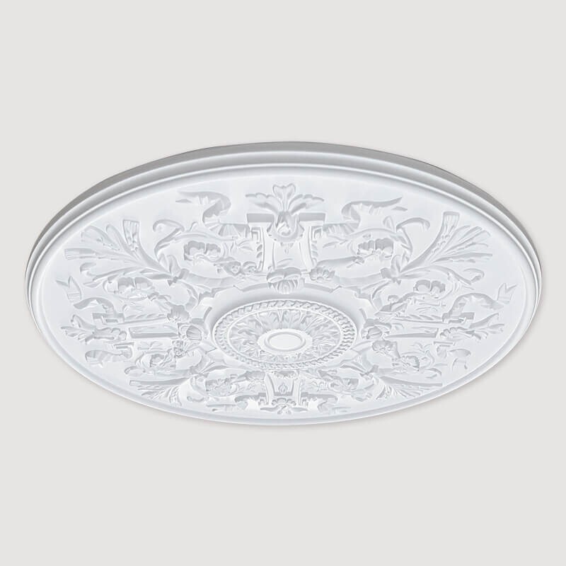 Ceiling Rose Polyurethane Resin – Quality Decorative 'Imperial Iris ...