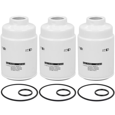 3x 6.6L Diesel Fuel Filter for 2001-2016 Chevy GMC Replace TP3018 ...