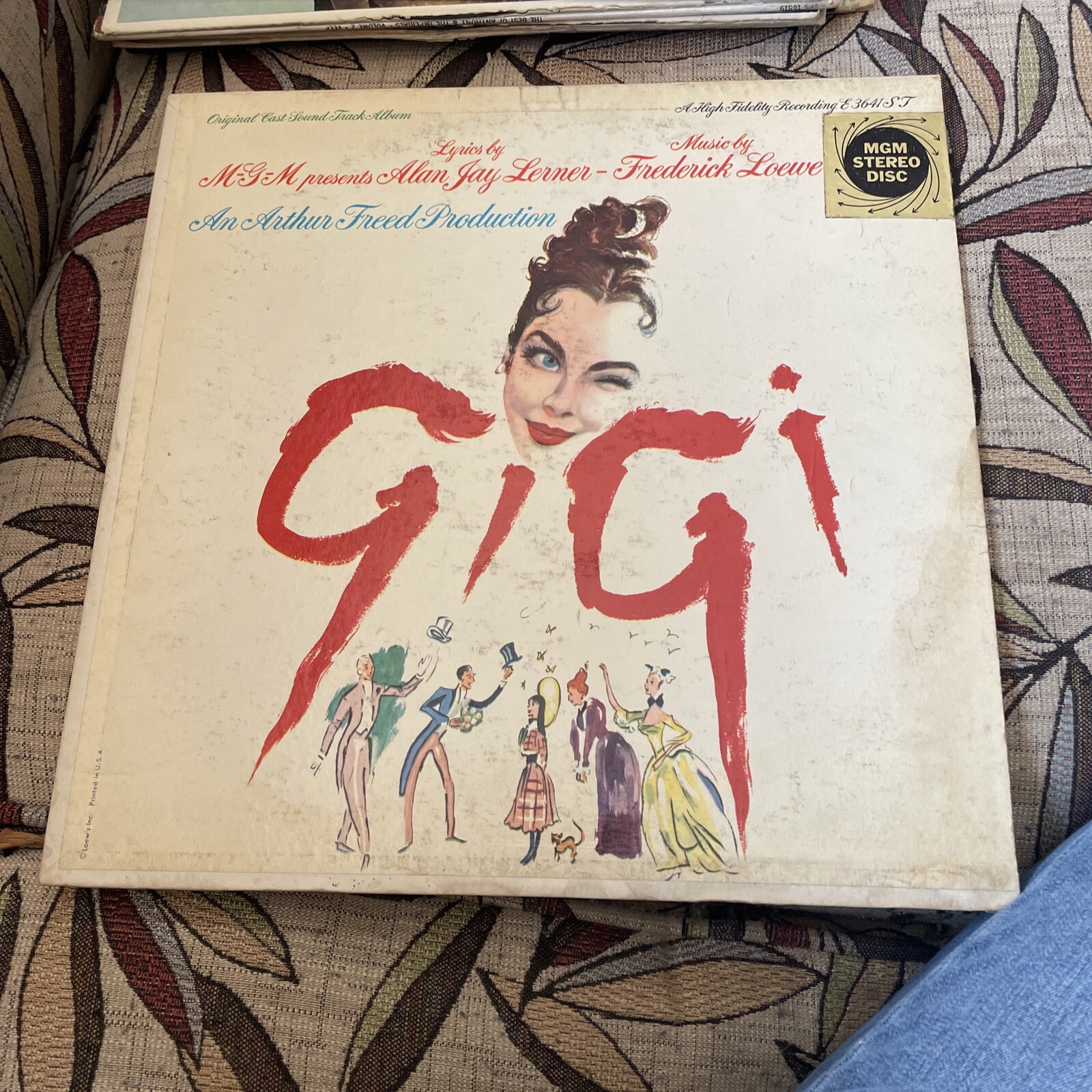 "Gigi" - Original Cast Sound Track Album 1958 E-3641 Vinyl 12'' Vintage ...