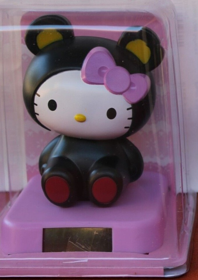 5" Solar Powered Dancing Sitting Kitty, Valentines, Mothers Anniversary ...