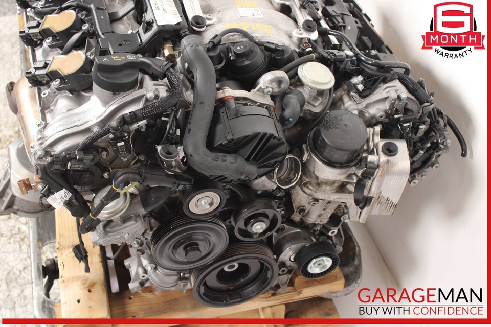 10-11 Mercedes W212 E350 4Matic AWD 3.5L V6 Engine Motor Block Assembly ...