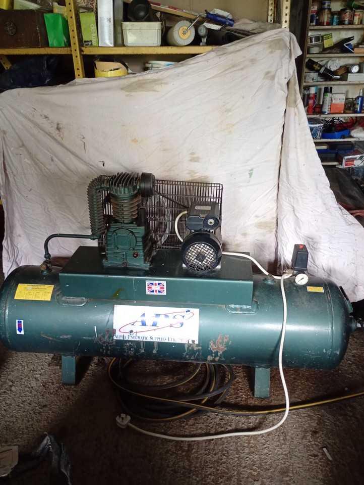 air compressor 160l 3hp single phase electric | eBay UK