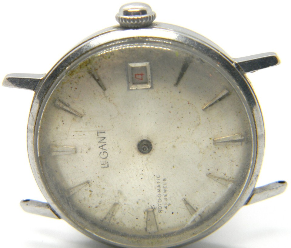 C250 mens Vintage LeGrant Montgomery Ward Self Wind Auto ETA 2472 41J ...