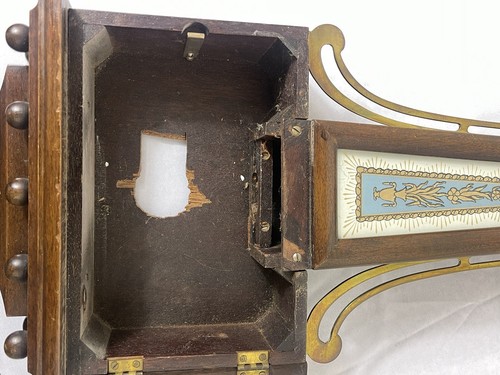 1920's GE Warren Telechron Miniature Banjo Wall Clock Swarthmore ...