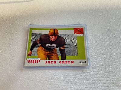 1955 Topps Football Card #53 Jack Green | eBay