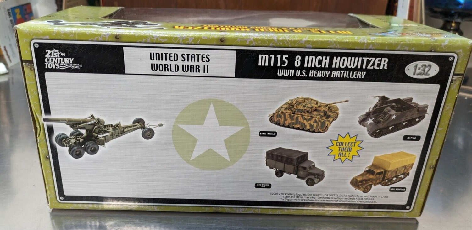 (A) 8 Inch Howitzer Ultimate Soldier M115 Heavy Artillery US Army WWII ...