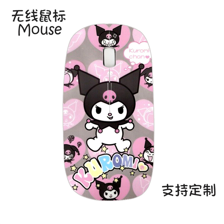 Cartoon Kuromi USB Wireless Mouse Computer Notebook PC Laptop Mouse ...