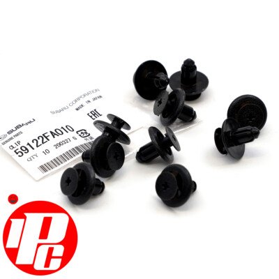 10x 8mm Front Arch Liner Clips 59122FA010 Fits: Subaru Most Models | eBay