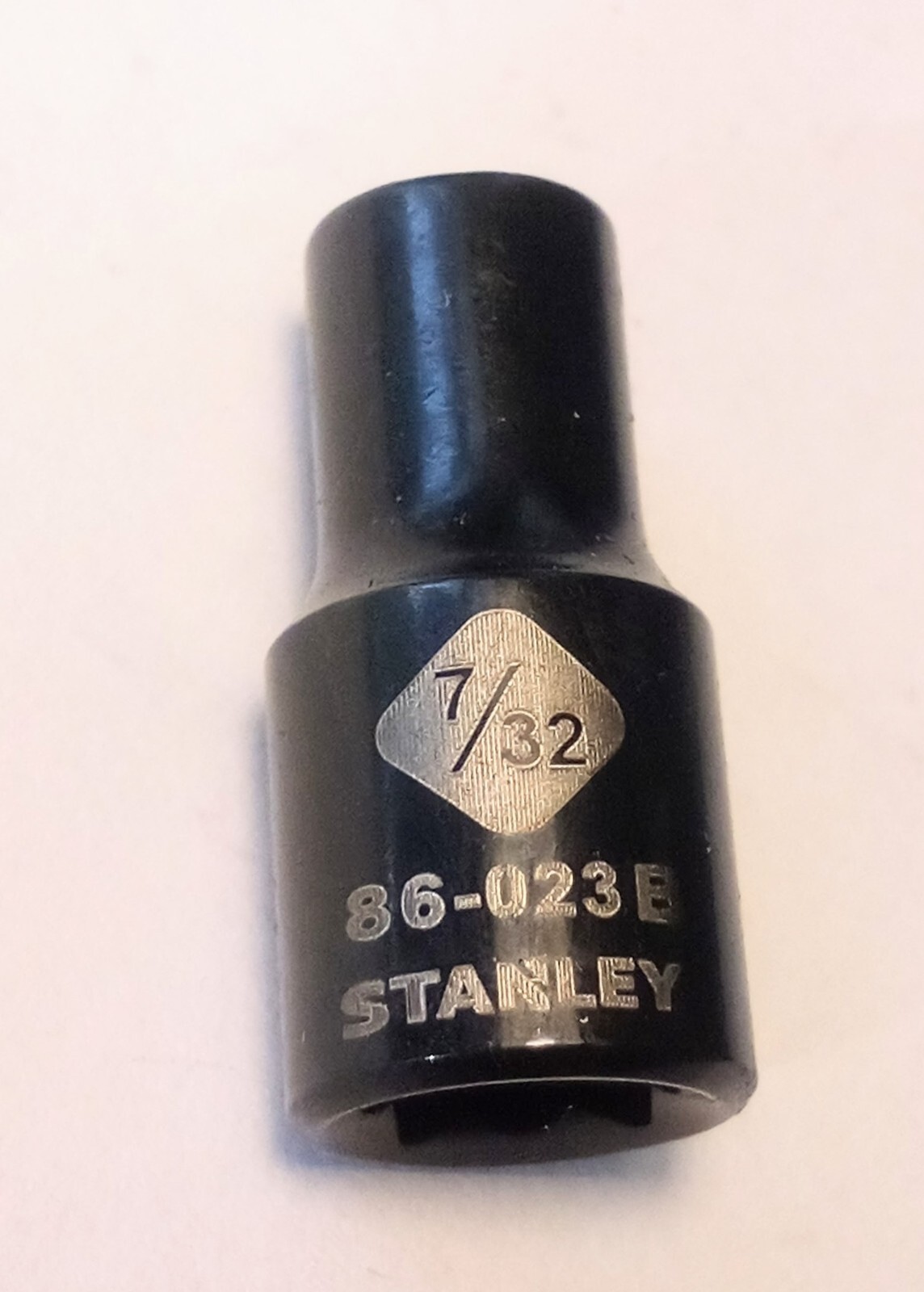 Stanley 7/32 x 1/4" Standard Socket 86-023B Black Chrome 6 Pt Free USA ...
