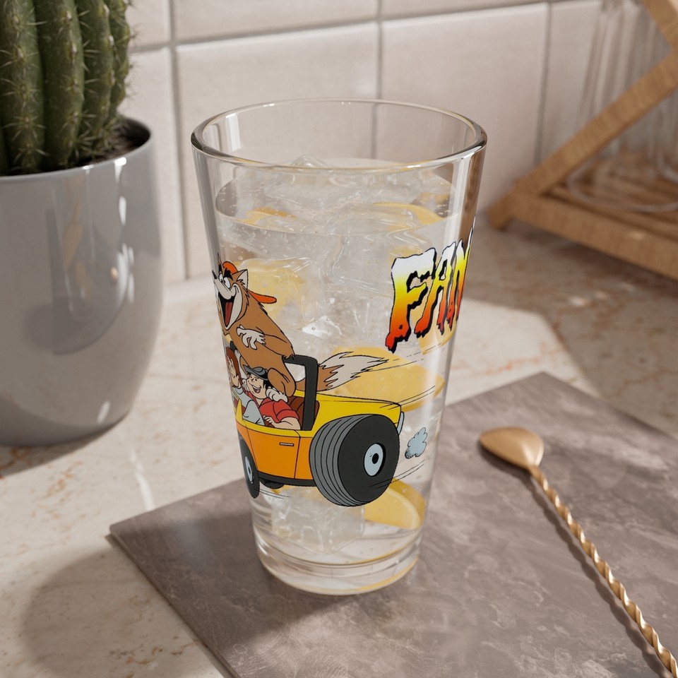 Fangface Pint Glass, 16oz - Ruby-Spears Saturday Morning Cartoon ...