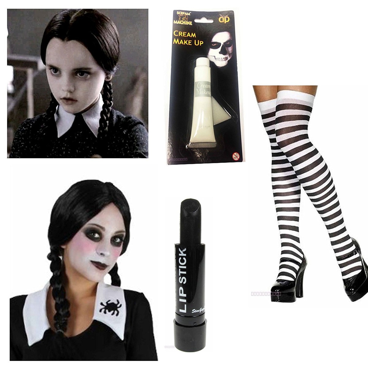 Wednesday Addams Musical Makeup