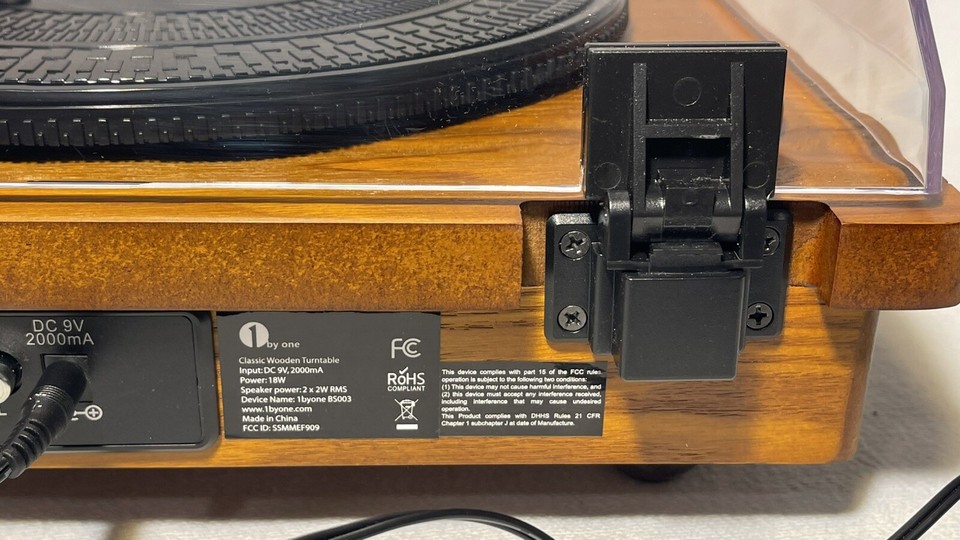 CLASSIC TURNTABLE BY 1 BY ONE Convert Records To MP3 Onto USB Stick New ...