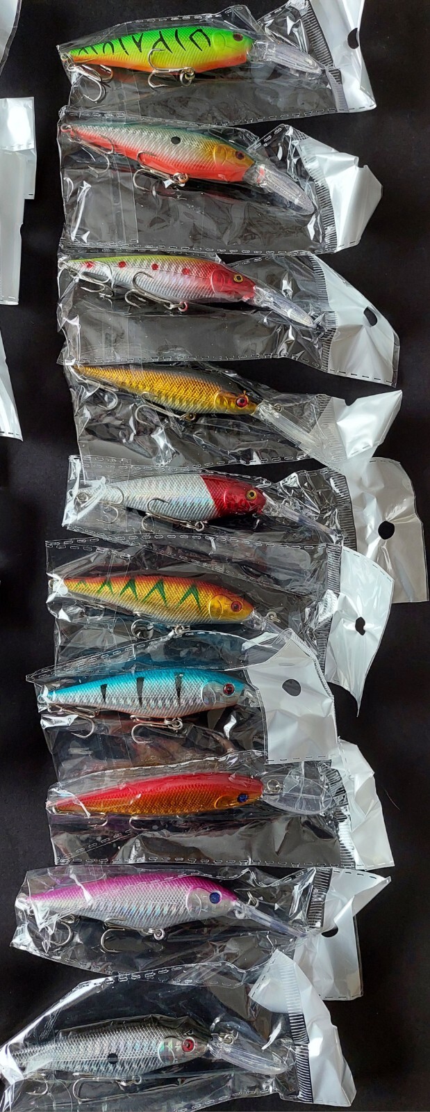 Mixed Lot Fishing Lures 30 Pcs Crankbaits Minnow Baits Tackle Bass ...