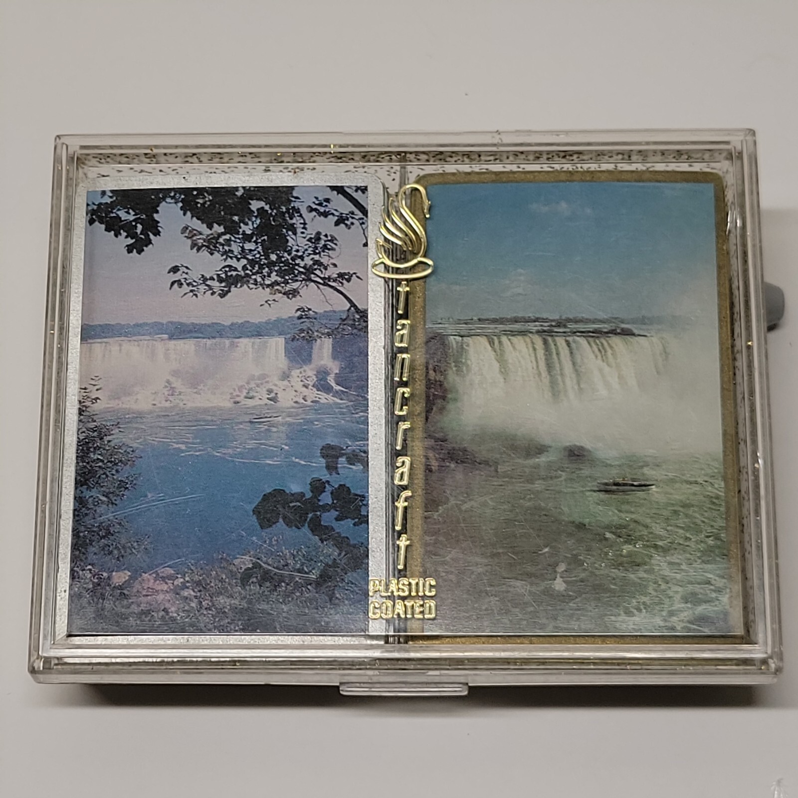 VTG STANCRAFT Congress Playing Cards Double Deck Boxed Set NIAGRA FALLS ...