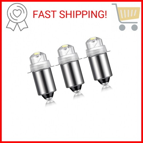 Honoson 3 Pieces Flashlight Bulb 55-Lumen 4.5 Volt Led Krypton ...
