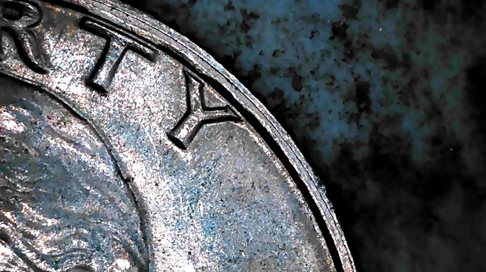 1982 P Washington Quarter Rim Error, Filled Mint Mark. 5.5g #007 | eBay