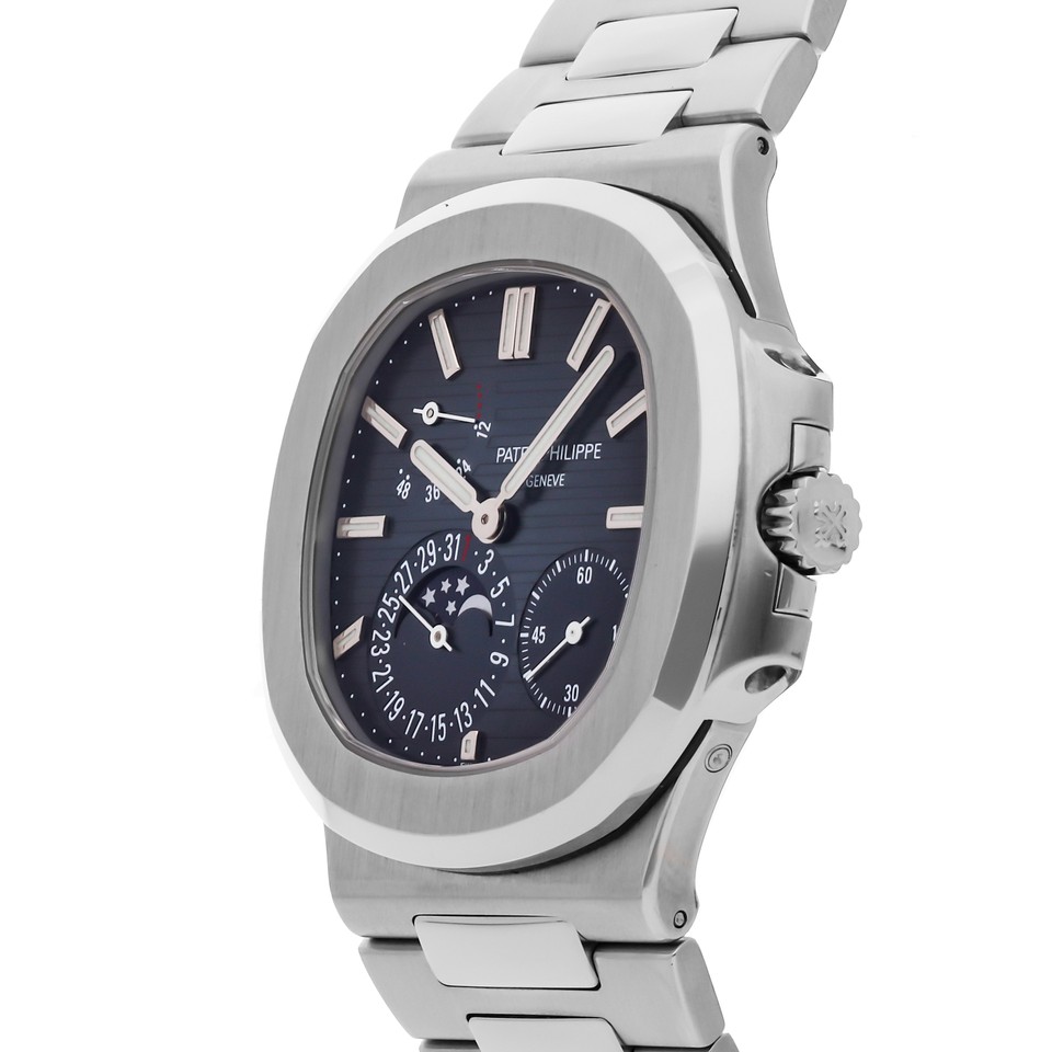 Patek Philippe Nautilus Mondphase Stahl Auto 40mm Herren Armbanduhr ...