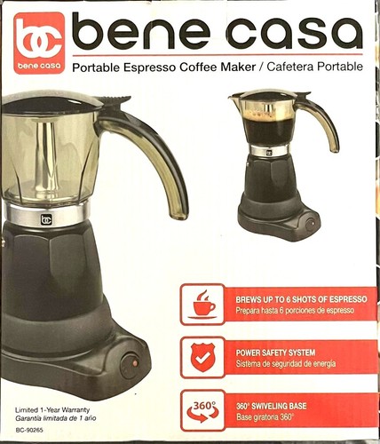 Electric Cuban Coffee Maker Espresso 1/6 Cups cafetera electrica travel ...