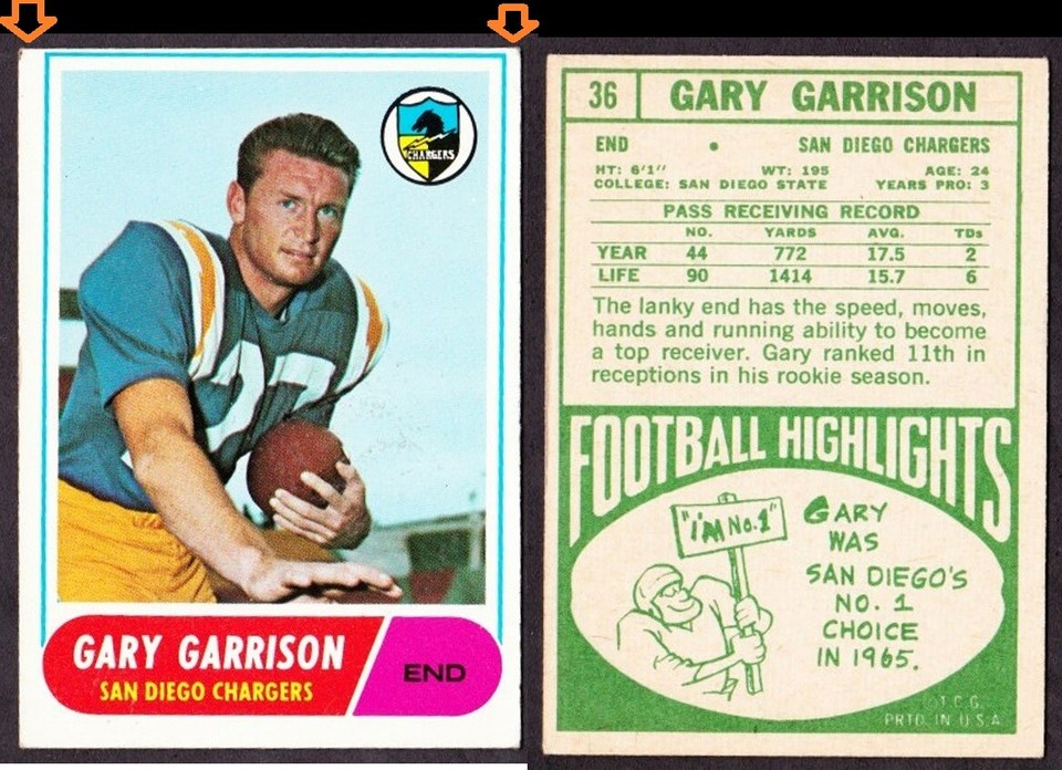 NFL & AFL Topps 1968 & 1969 single cards | eBay